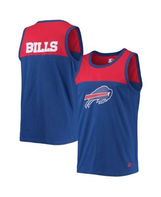 Men's Starter Royal, Red Buffalo Bills Team Touchdown Fashion Tank Top ...