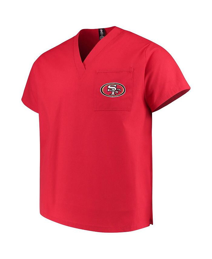 Concepts Sport Men's Scarlet San Francisco 49ers Scrub Top - Macy's