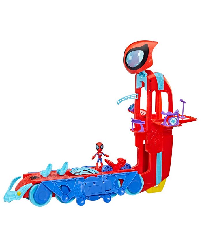Spidey and His Amazing Friends Spider Crawl-R Play Set with Tower Mode ...