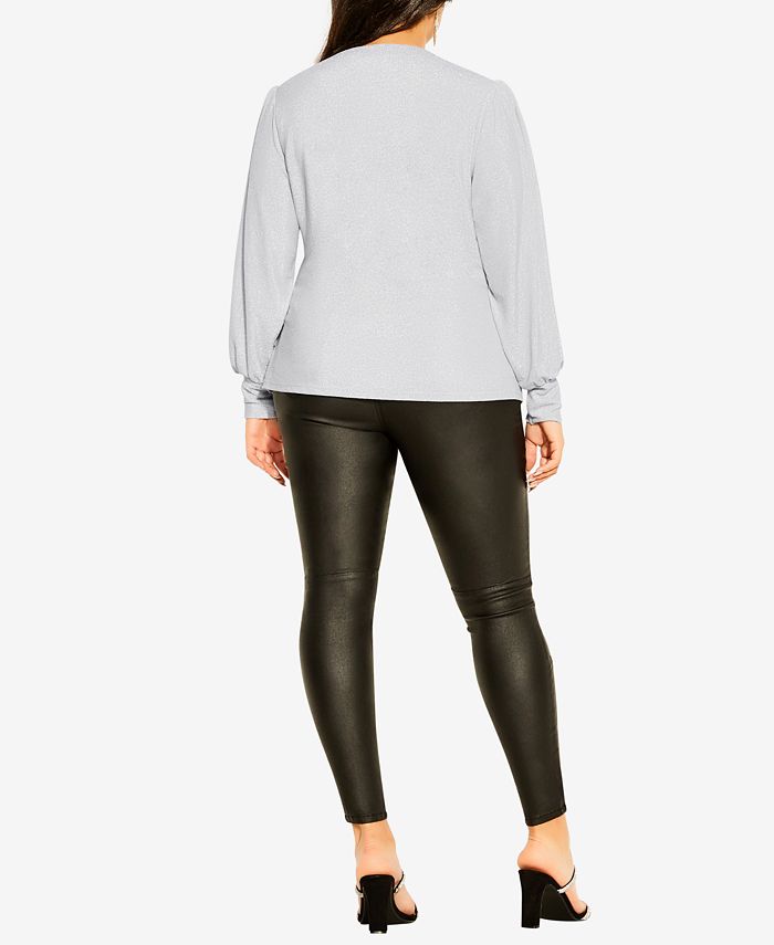 CITY CHIC Plus Size Glowing Top - Macy's
