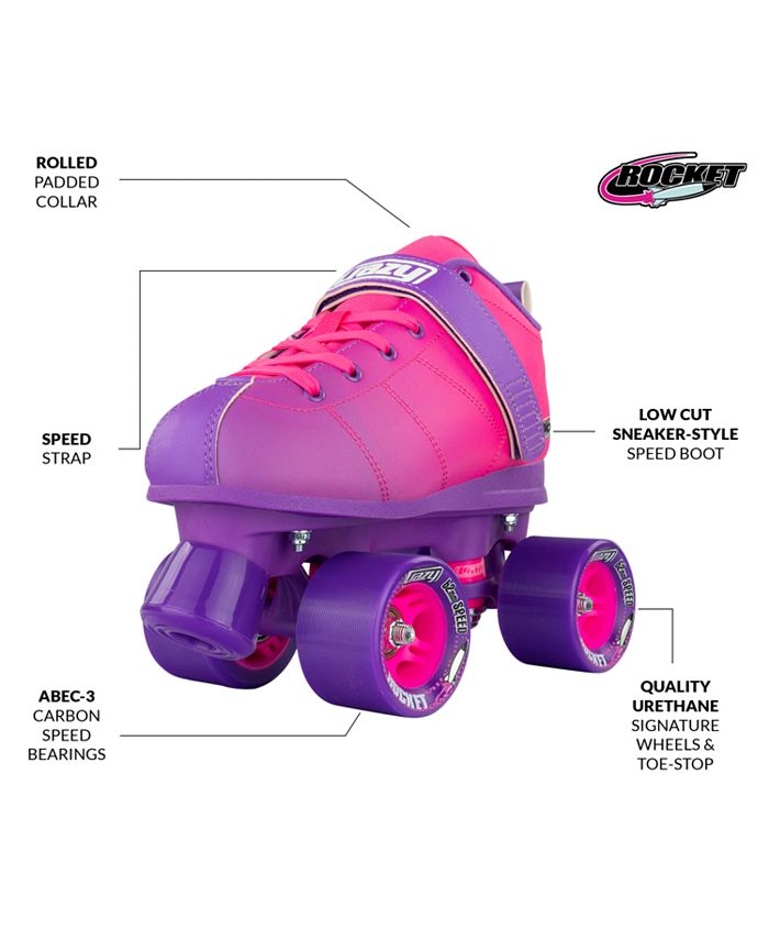 Crazy Skates Rocket Roller Skates - Women's Quad Skates - Macy's