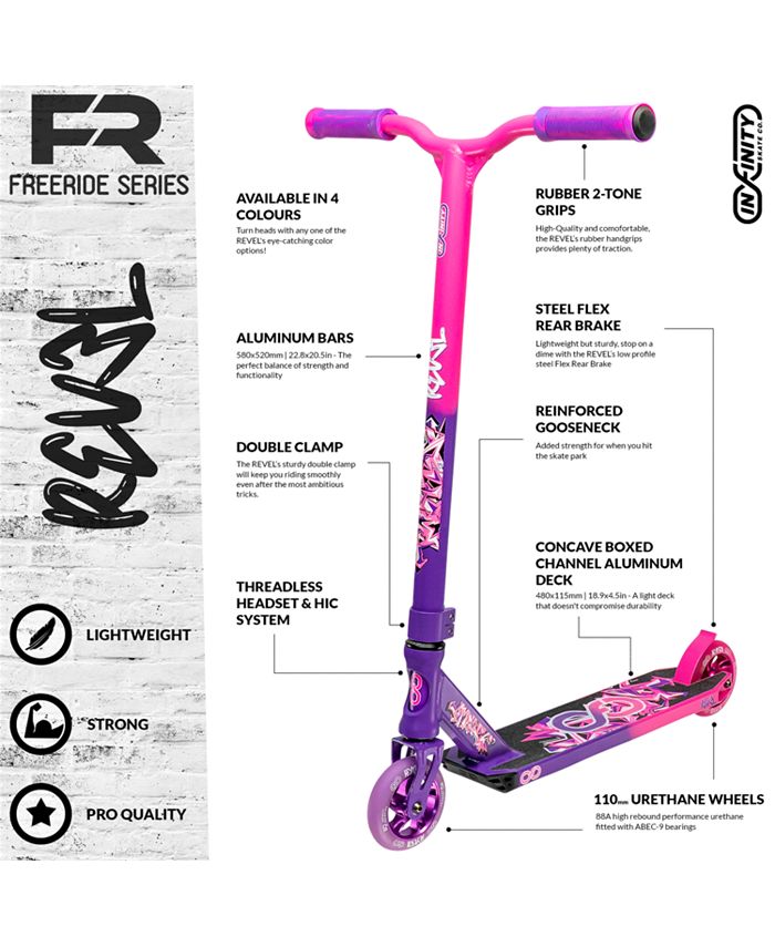 Crazy Skates Revel Kick Scooter By Fun Trick Scooters For Stunts On The ...