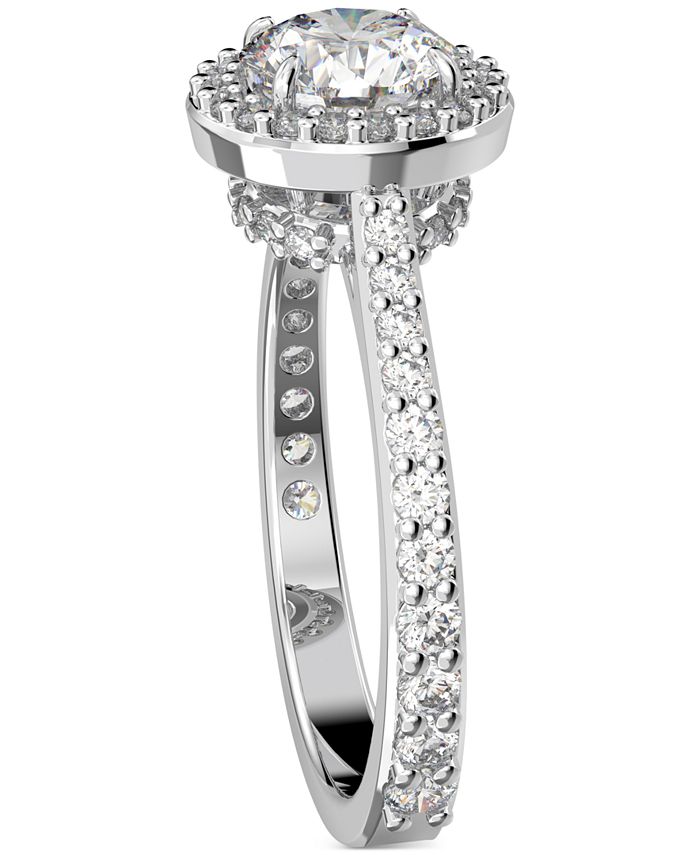 Swarovski Silver-Tone Constella Crystal Cocktail Ring - Macy's