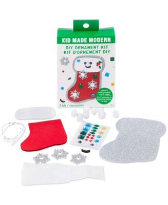 Kid Made Modern DIY Foam Stocking Keepsake Ornament Kit - Macy's