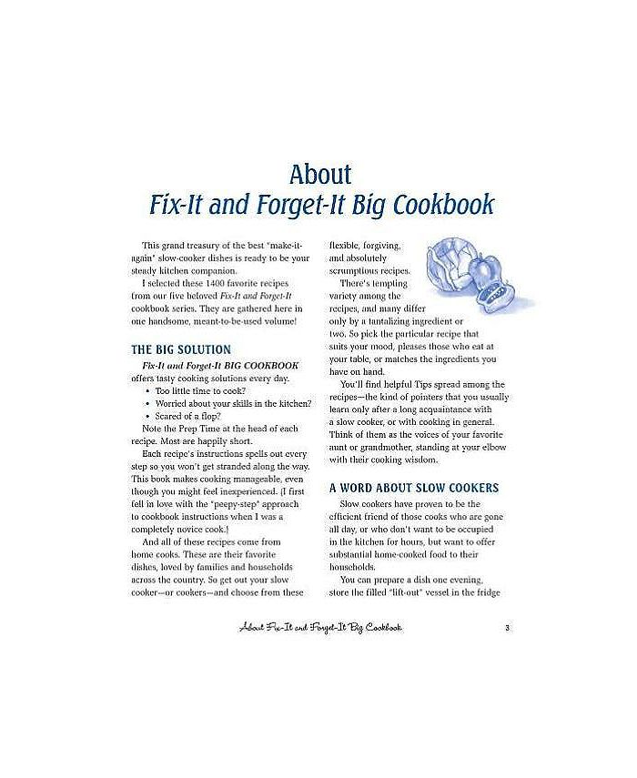 Barnes & Noble Fix-It and Forget-It Big Cookbook: 1400 Best Slow Cooker ...
