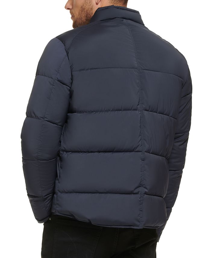 Calvin Klein Men's Stretch Medium Weight Moto Jacket & Reviews - Coats ...