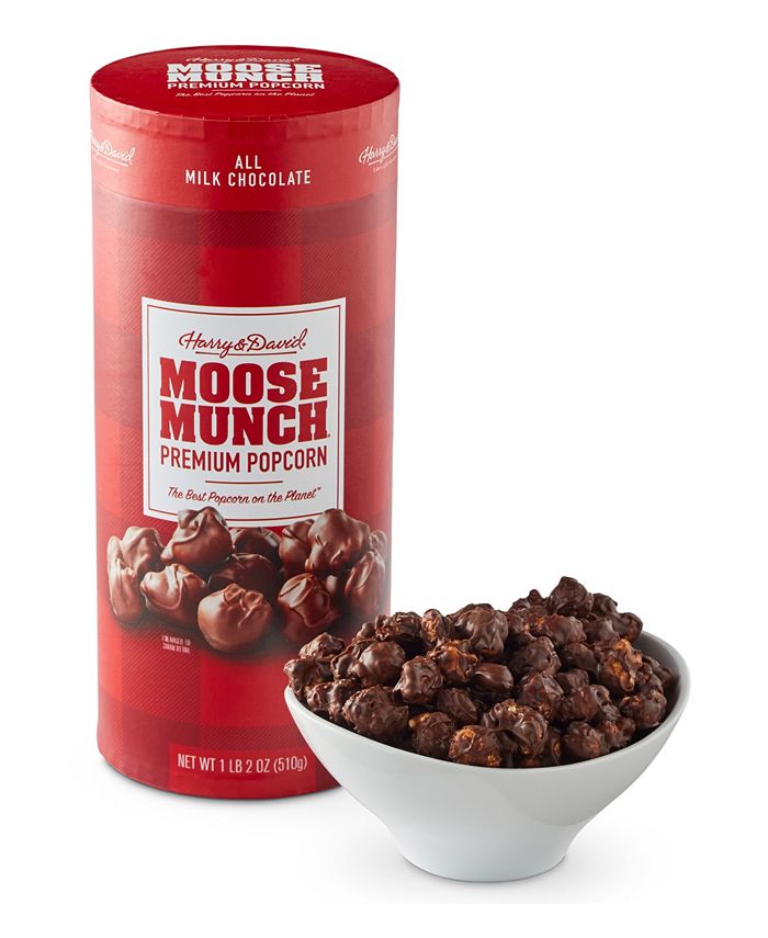 Harry & David Macy's Holiday Moose Munch 18 Oz Cylinder All Milk - Macy's