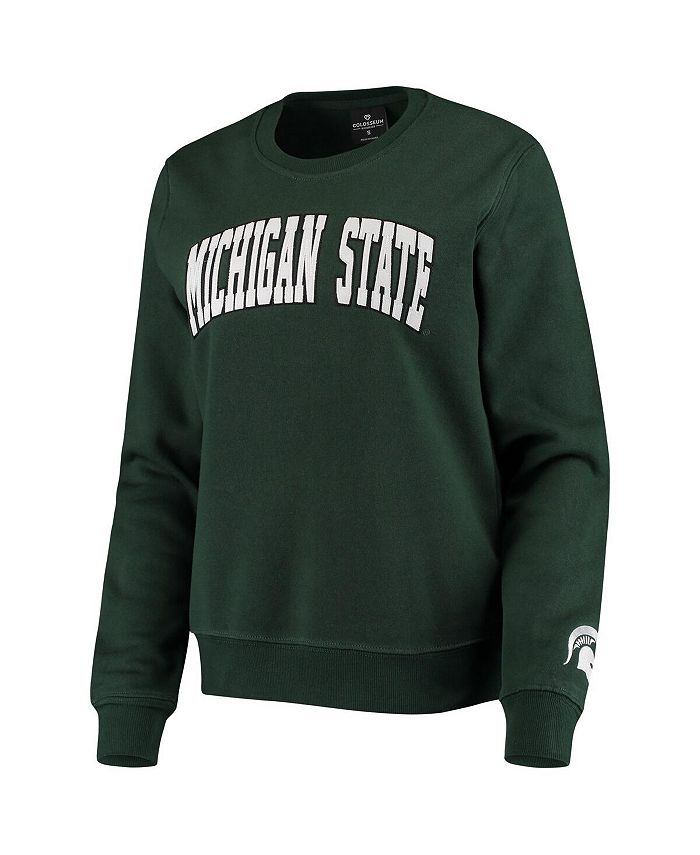Colosseum Women's Green Michigan State Spartans Campanile Pullover ...