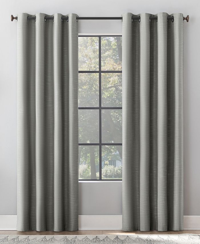 Archaeo Textured Linen Curtain Collection - Macy's