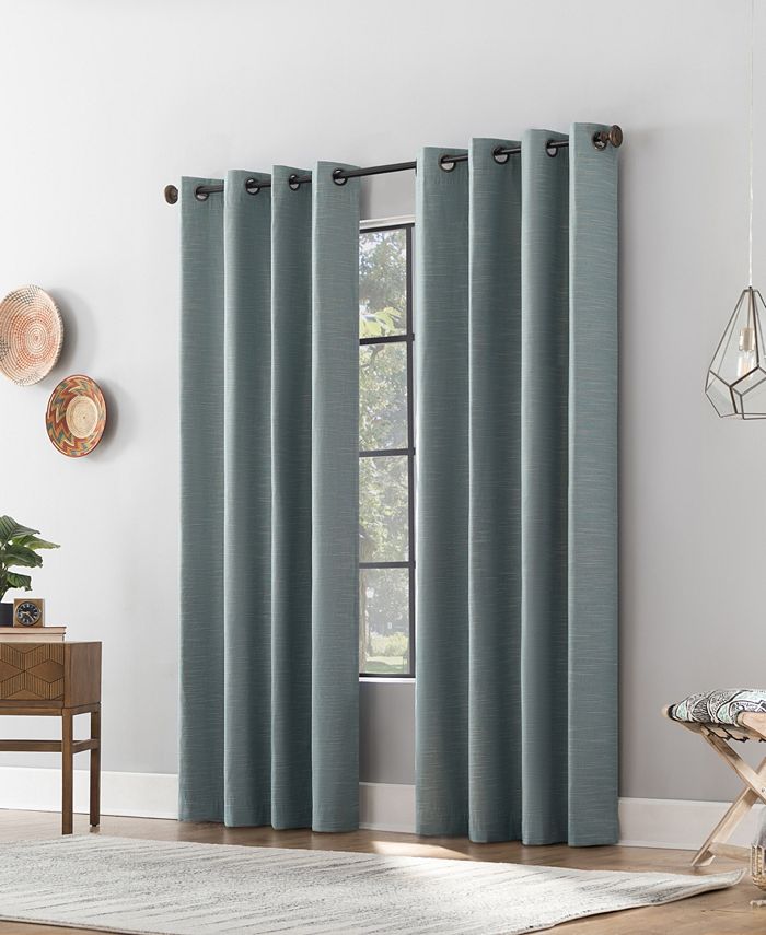 Archaeo Textured Linen Curtain Collection - Macy's