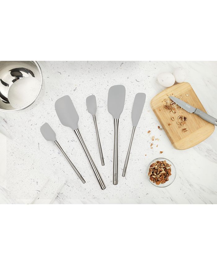 Tovolo 5-Pc. Flex-Core Stainless-Steel Handle Spatula Set - Macy's