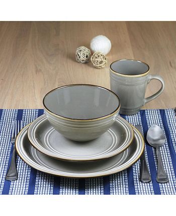 Baum Allure 16 Piece Dinnerware Set, Service for 4 - Macy's