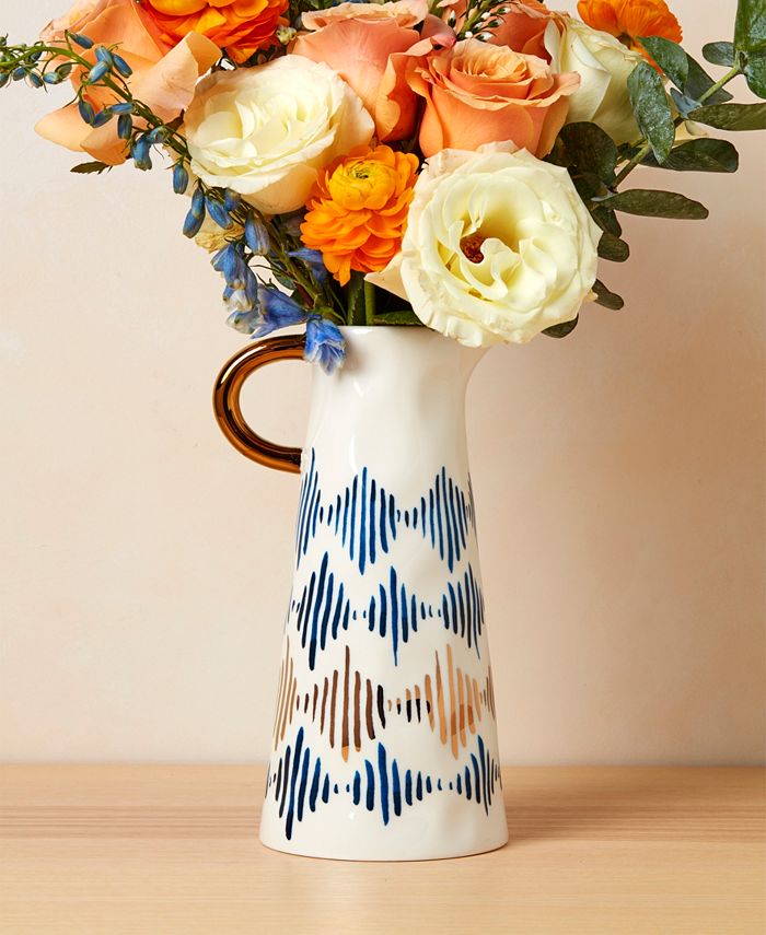 Lenox Blue Bay Medium Pitcher - Macy's