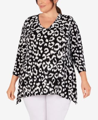 Ruby Rd. Plus Size Hatchi Animal Top - Macy's