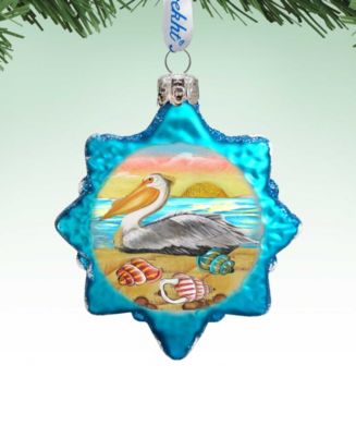 Designocracy Pelican Star Mercury Holiday Ornament - Macy's
