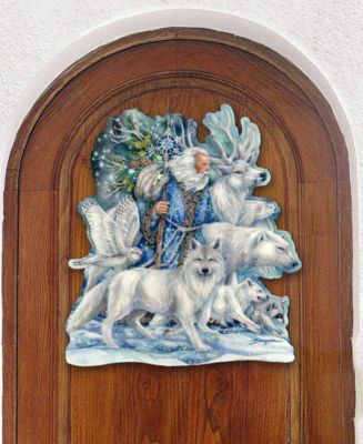 Designocracy Cool Winds Father Winter Animals Holiday Wall Art - Macy's