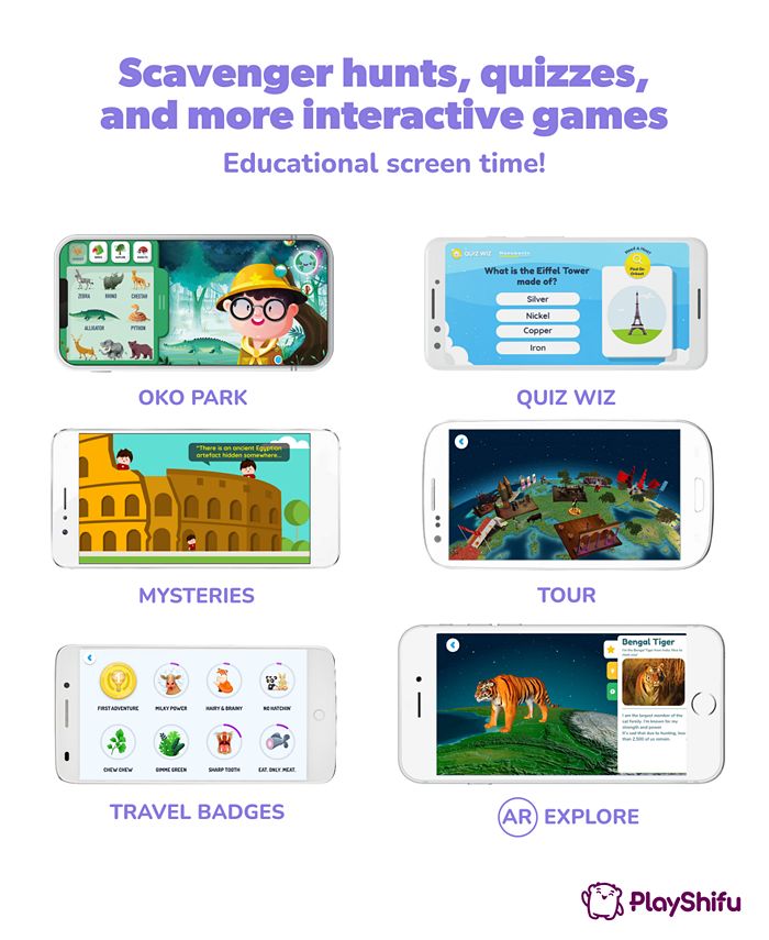 PlayShifu Orboot Earth Educational Interactive Globe Set, 5 Pieces - Macy's