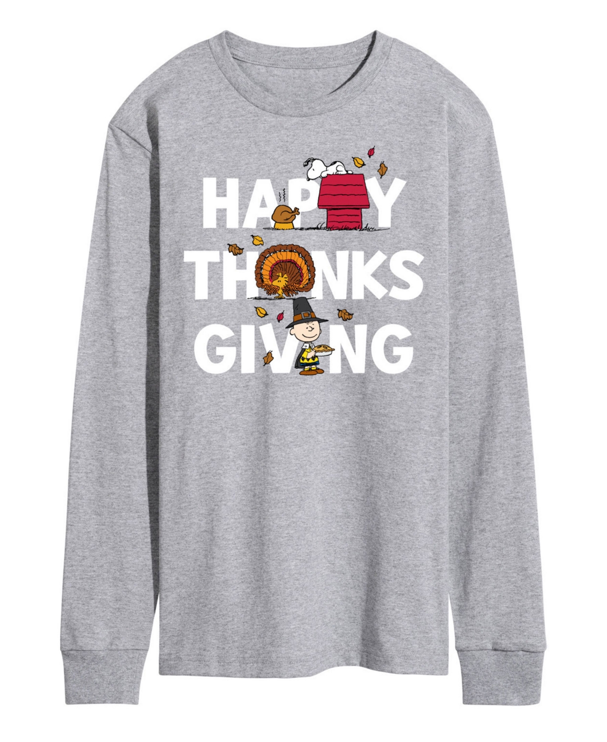 Click here for Airwaves Mens Peanuts Happy Thanksgiving Long Slee... prices
