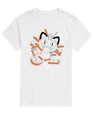 AIRWAVES Men's Pokemon Meowth Graphic T-shirt - Macy's