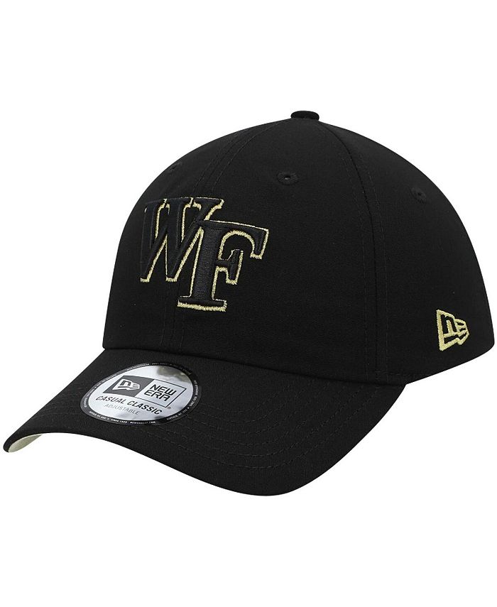 New Era Men's Black Wake Forest Demon Deacons Campus Casual Classic ...