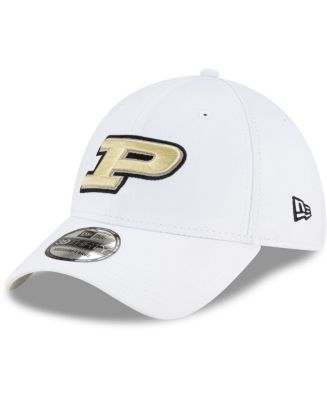 Men's New Era White Purdue Boilermakers Campus Preferred 39THIRTY Flex ...