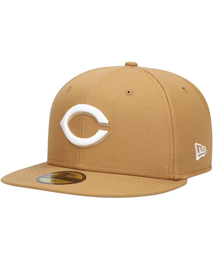 New Era Men's Tan Cincinnati Reds Wheat 59FIFTY Fitted Hat - Macy's