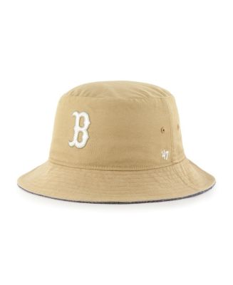 Men's '47 Khaki Boston Red Sox Chambray Ballpark Bucket Hat - Macy's
