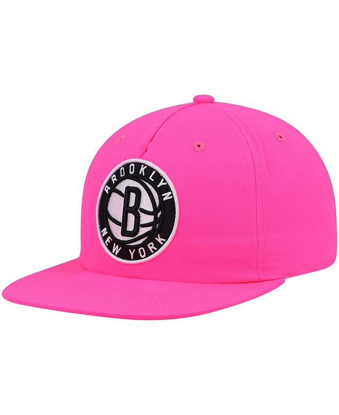 Mitchell & Ness Men's Pink Brooklyn Nets Neon Snapback Hat - Macy's