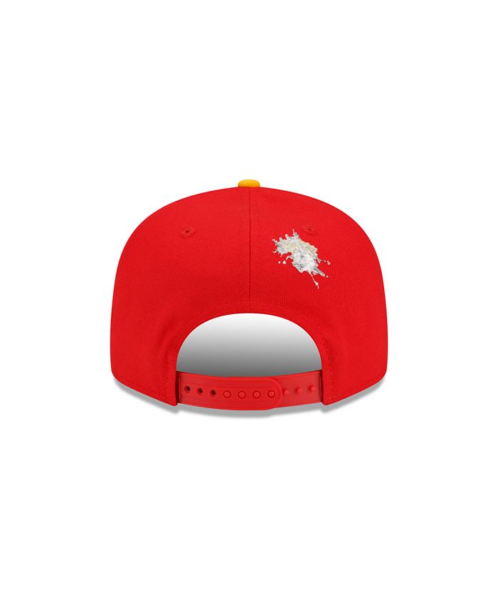 New Era Men's X Staple Red, Gold Kansas City Chiefs Pigeon 9Fifty ...