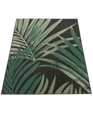 Ostende Tropical Outdoor Rug Palm Tree Design - 47'' X 67'' - Macy's