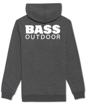 BASS OUTDOOR Men's Stacked Large Logo Fleece Hoodie - Macy's