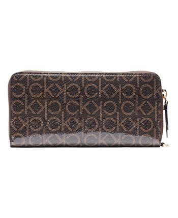 Calvin Klein Moon Signature Boxed Wallet with Wristlet Strap - Macy's