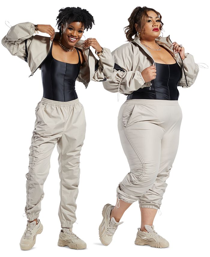 Reebok x Cardi B Women's Woven Vector Track Jacket - Macy's