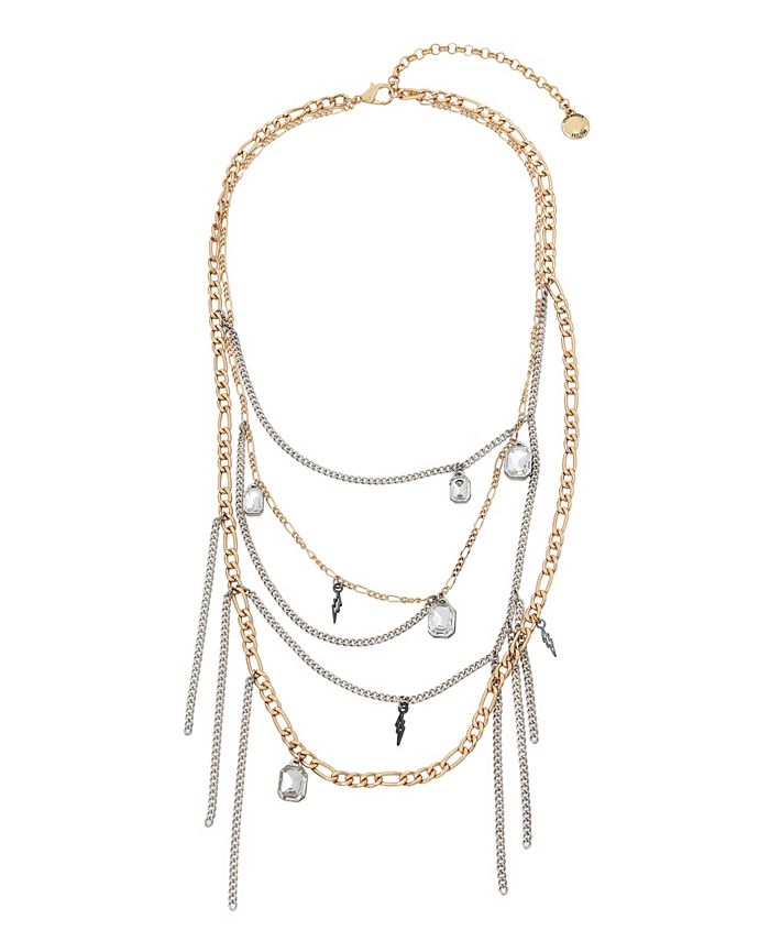 Steve Madden Stone Swag Necklace - Macy's