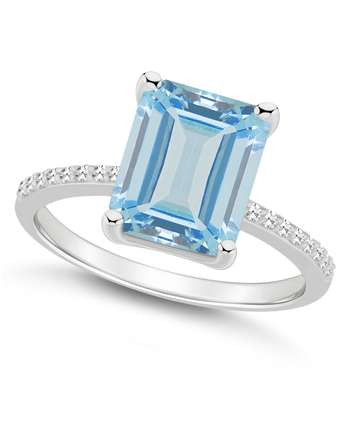 Click here for Macys Womens Sky Blue Topaz (4-1/4 ct.t.w.) and Di... prices