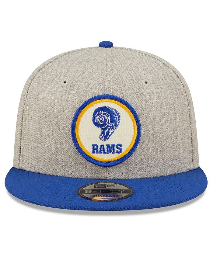 New Era Men's Gray, Royal Los Angeles Rams 2022 Sideline 9FIFTY ...
