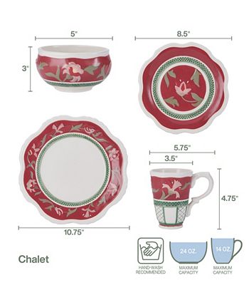 Fitz and Floyd 16 Piece Dinnerware Set - Macy's