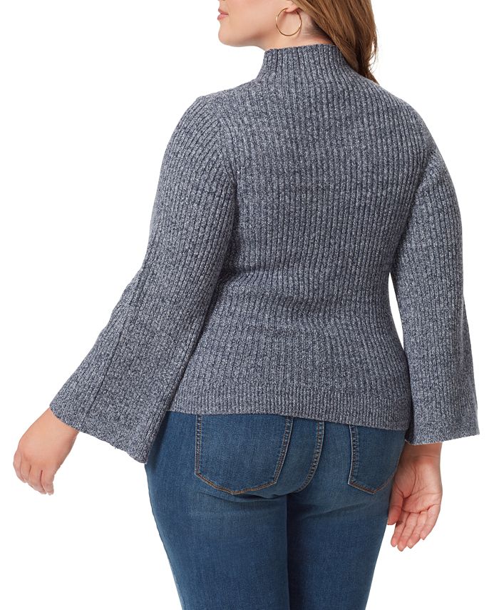 Jessica Simpson Trendy Plus Size Kaida Cutout Sweater & Reviews ...