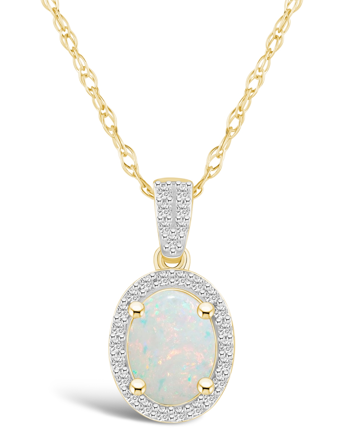 Click here for Macys Created Opal (1/2 ct. t.w.) and Created Sapp... prices