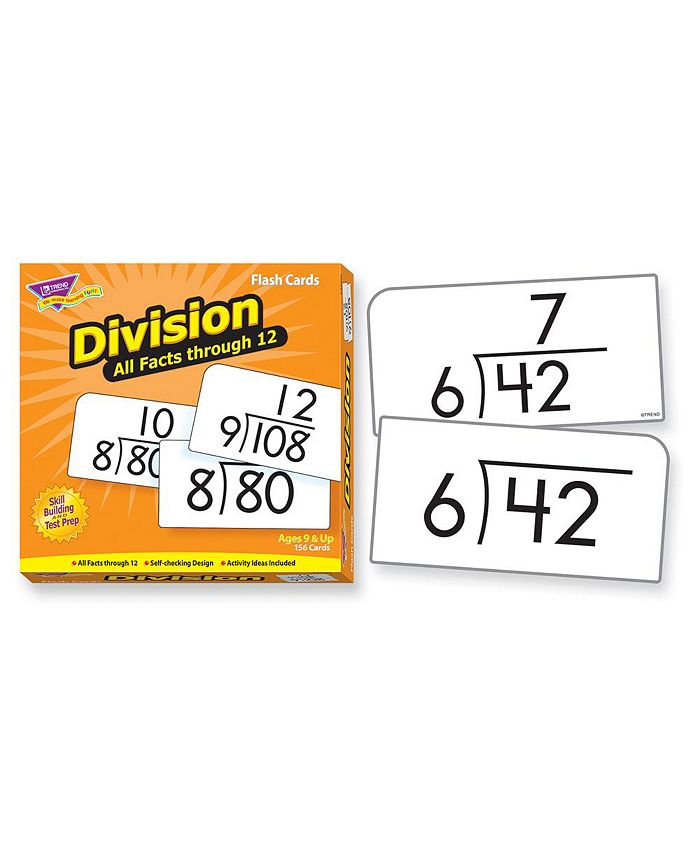 Trend Enterprises Division 0-12 All Facts Skill Drill Flash Cards - Macy's