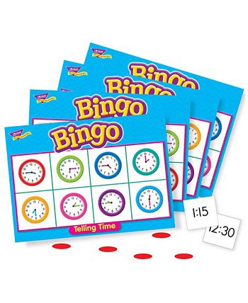 Trend Enterprises Telling Time Bingo Game - Macy's