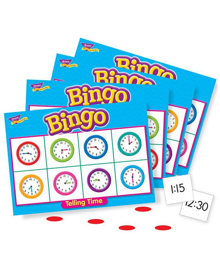 Trend Enterprises Telling Time Bingo Game - Macy's