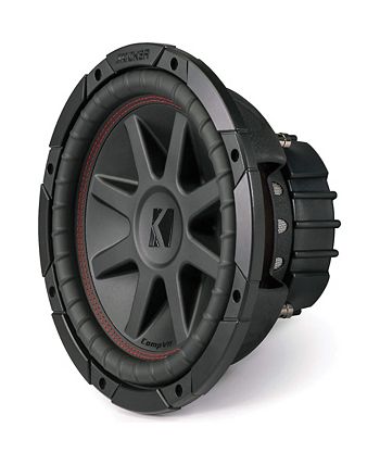 KICKER 10 inch subwoofer with dual 4-ohm voice coils - Macy's