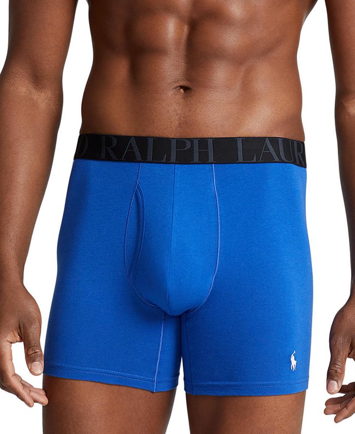 Polo Ralph Lauren Men's 5-Pack Stretch Classic Fit Boxer Briefs - Macy's