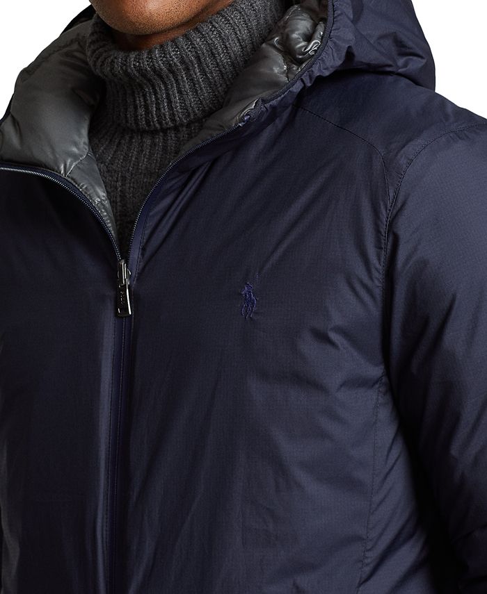 Polo Ralph Lauren Men's Reversible Water-Repellent Jacket - Macy's