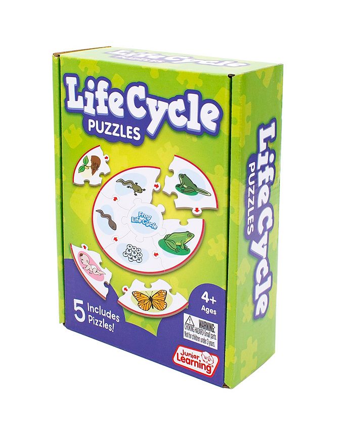 Junior Learning Life Cycle Science Learning Puzzles Set, 27 Piece - Macy's