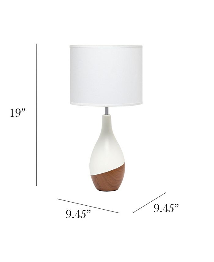 Simple Designs Strikers Basic Table Lamp - Macy's