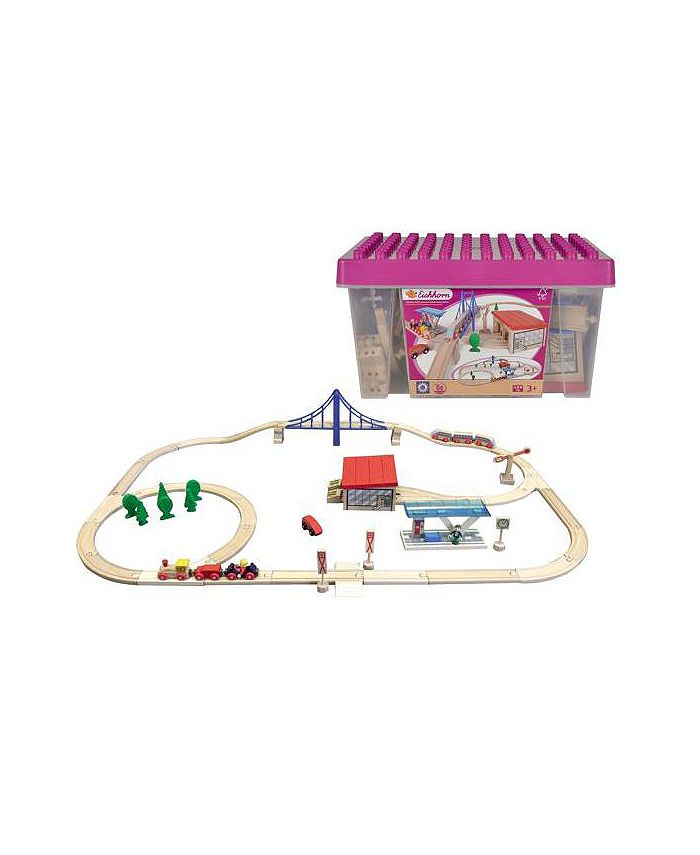 Simba Toys Eichhorn Large Wooden Train Play Set, 58 Piece - Macy's