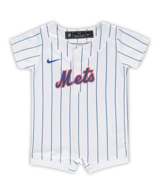 Newborn and Infant Boys and Girls Nike White New York Mets Official ...