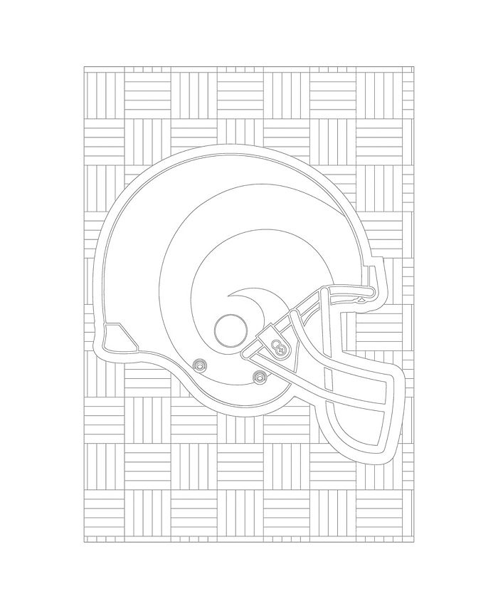 In the Sports Zone NFL Adult Coloring Book, Los Angeles Rams - Macy's